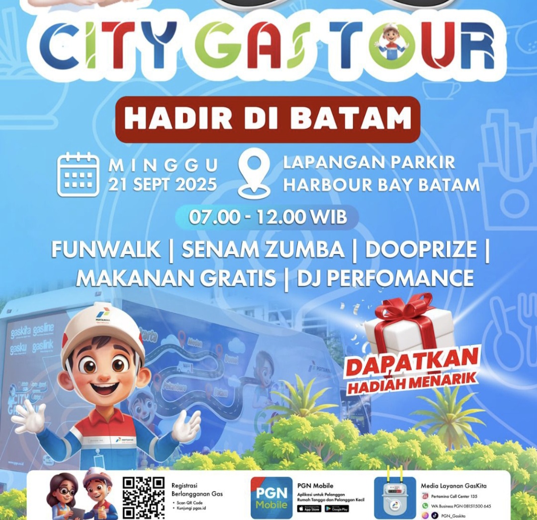 Ikuti City Gas Tour di Batam, Dapatkan Doorprize dan Hiburan Seru ...